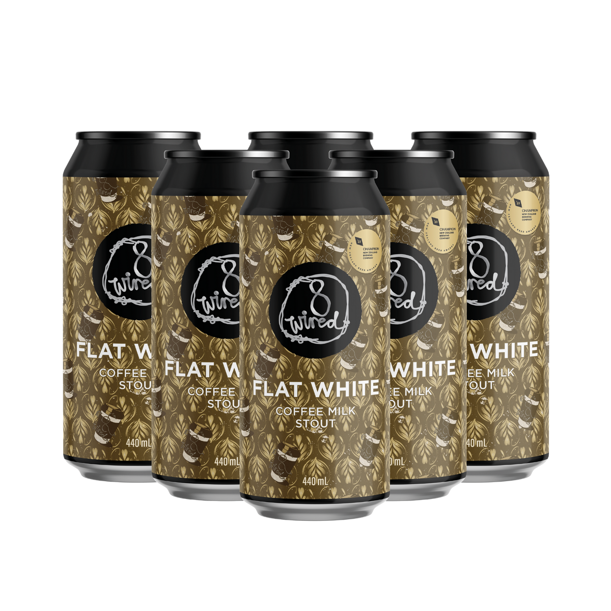 Flat White - Coffee Milk Stout 5.5% - 440ml Cans – 8 Wired Brewing