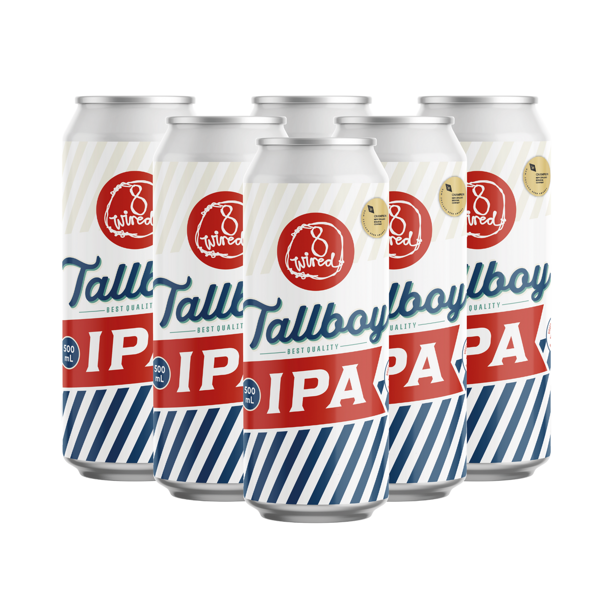 Tallboy - IPA 5.5% - NEW 500ml Cans – 8 Wired Brewing